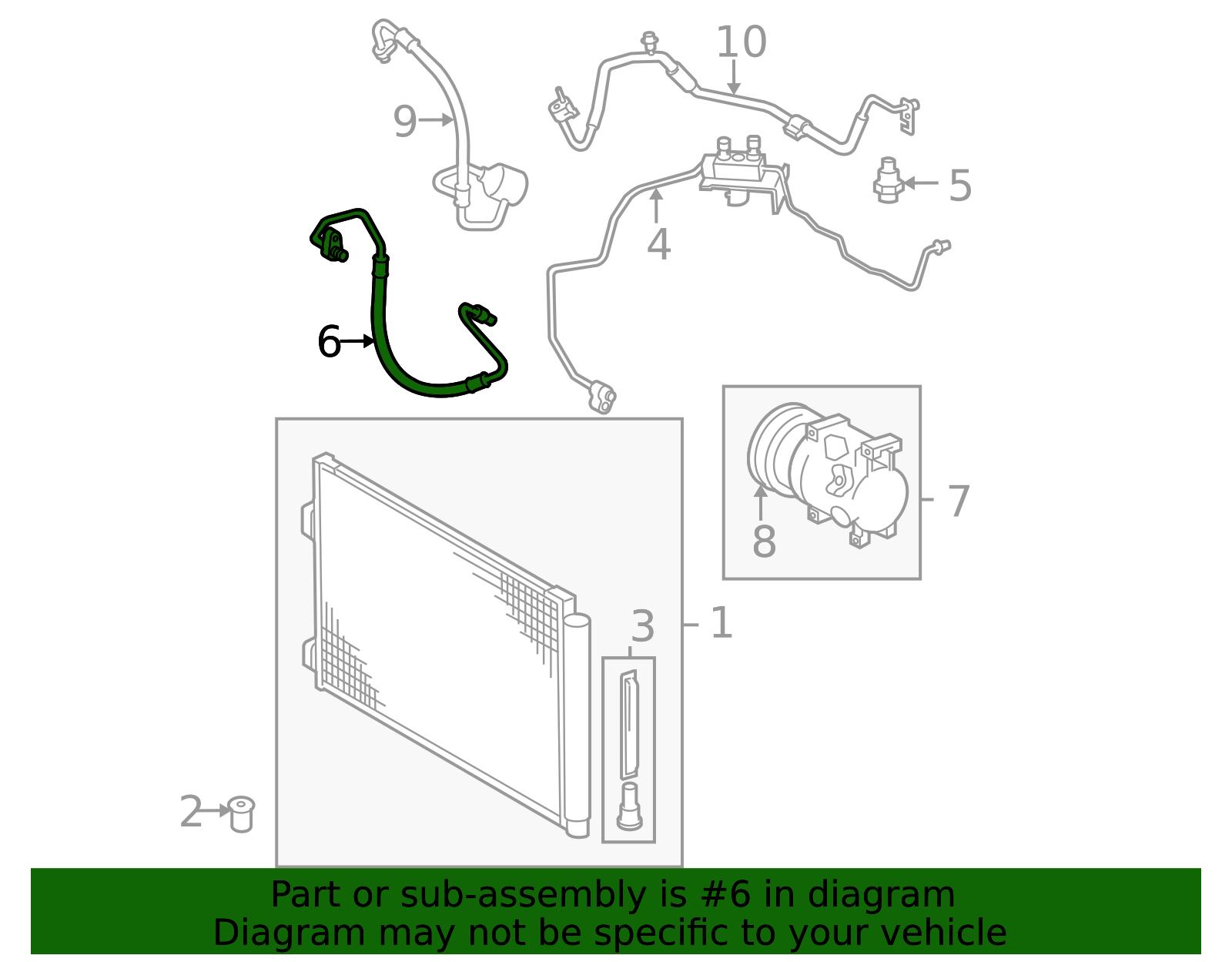 88703-42090 - Discharge Hose LOCAL PICK UP ONLY | Toyota Parts Delivered