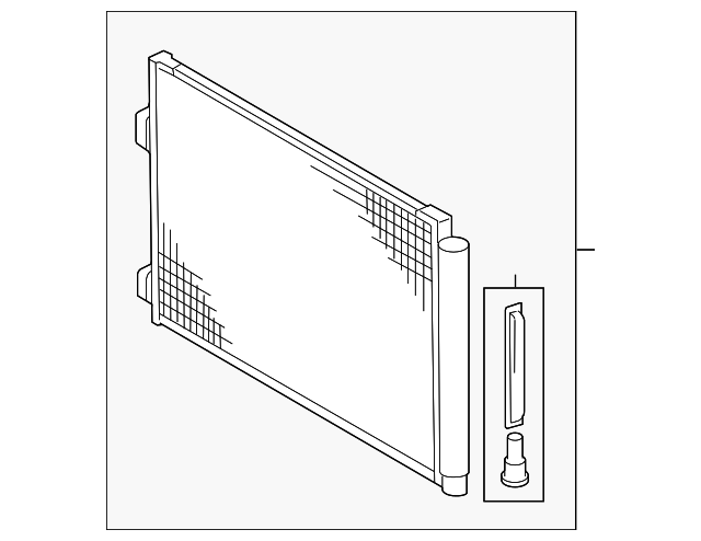 2006-2012 Toyota RAV4 Condenser Assembly 88460-AZ017 | Toyota Parts Center
