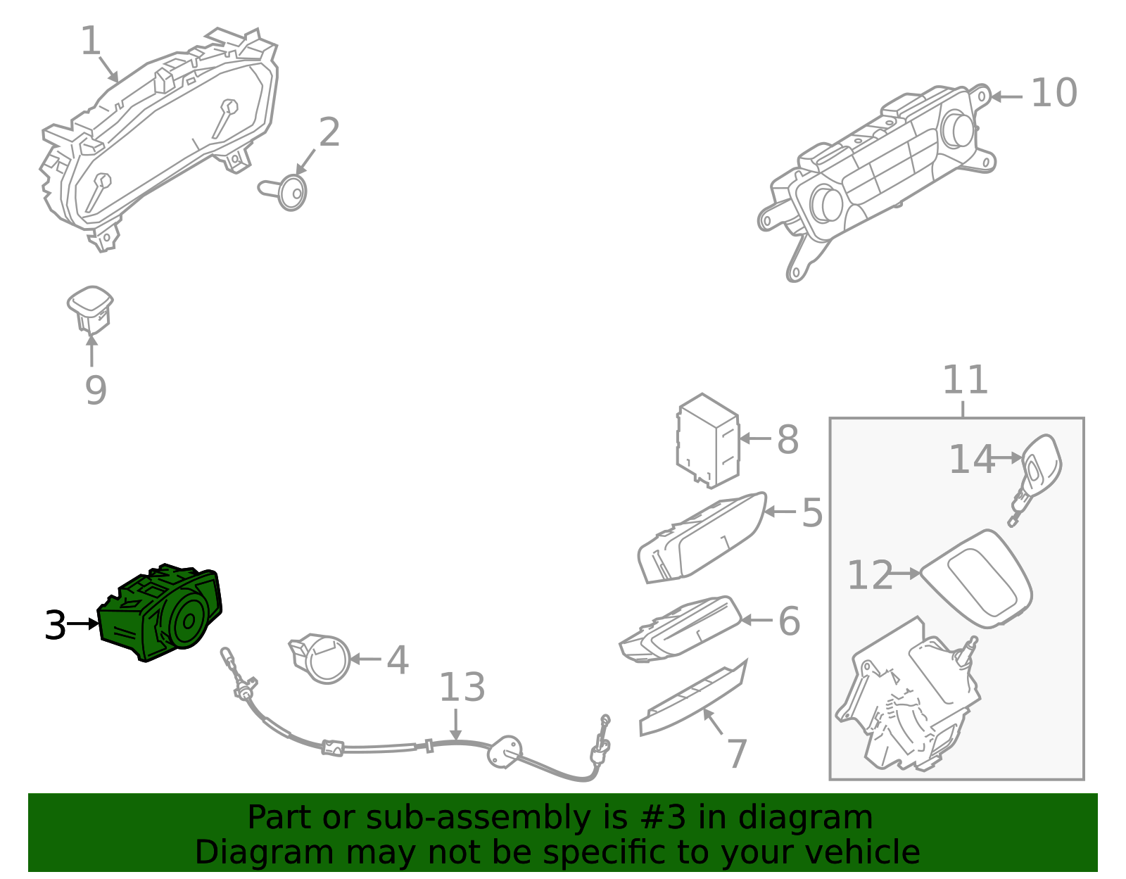 2019-2025 Ford Motorcraft™ Headlamp Switch SW-8138 | Awesome Parts Ford