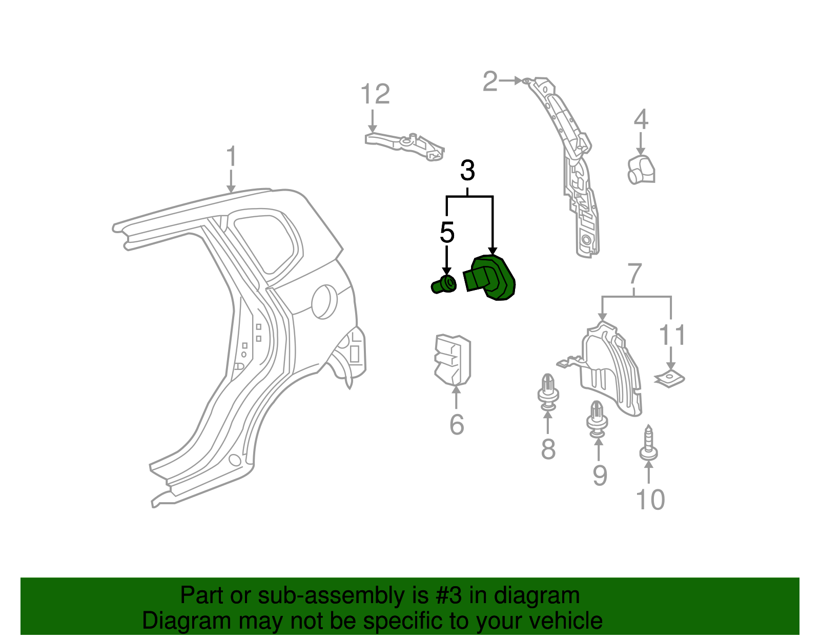74480-TF0-J00ZU - 2013 Honda Fit - Adapter Assembly Fuel Filler Lid ...