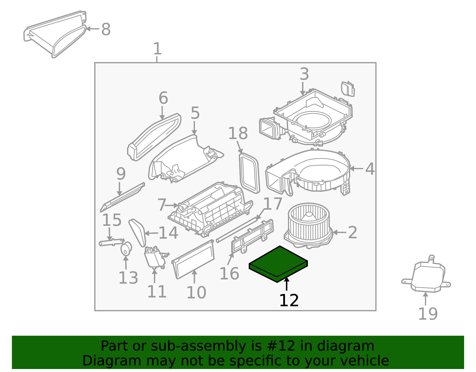 27277-VS20A - In-Cabin Micro-Filter 2003-2007 Nissan Murano | Official ...