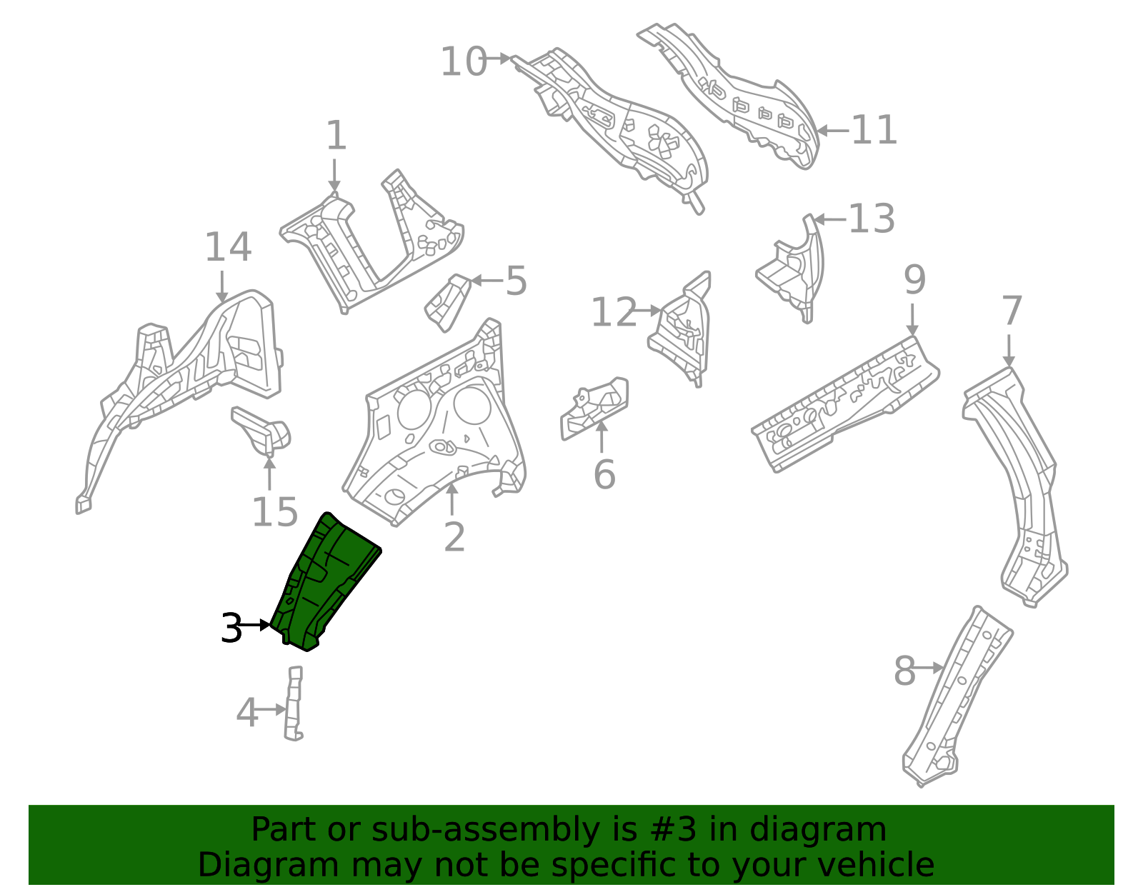 2022-2024 Mitsubishi Front Extension 5301J923 | Mitsubishi Parts ...