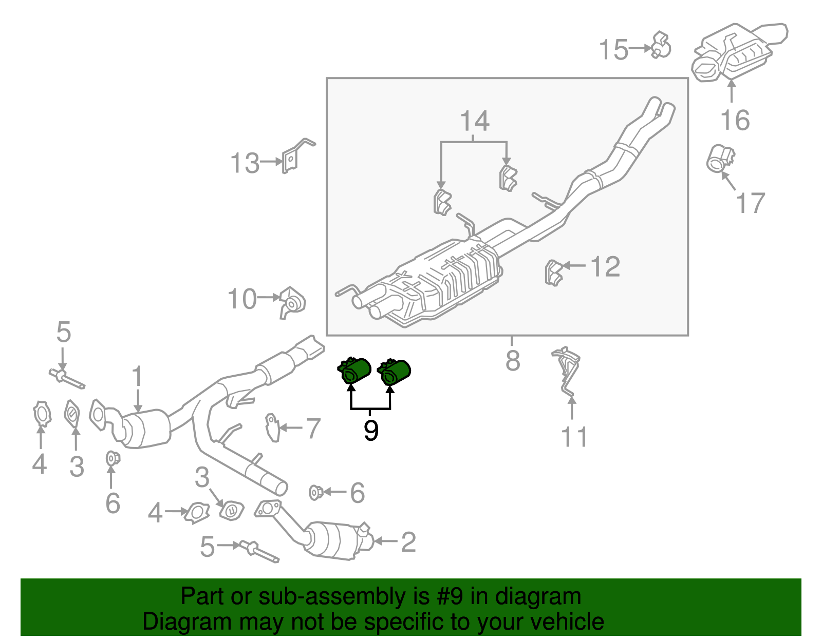 2011-2025 Ford Clamp BC3Z-5A231-A | TascaParts.com