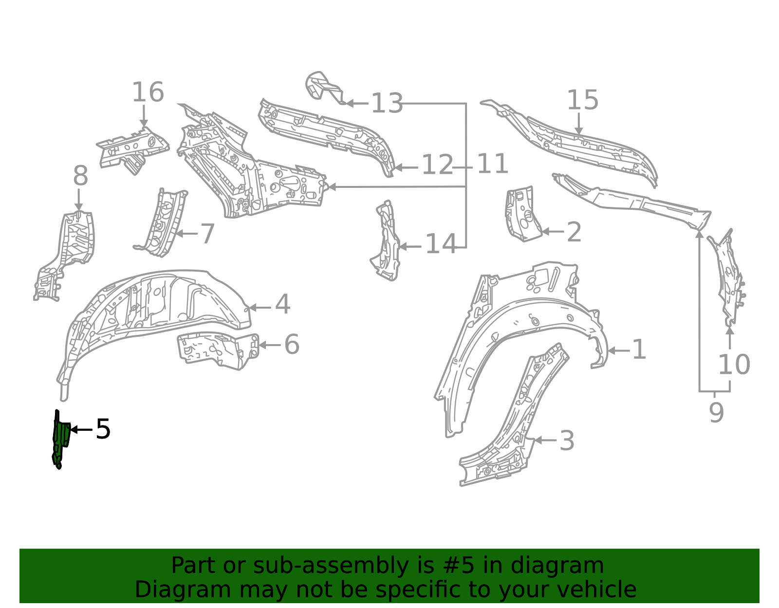 61641-42050 - High-Quality Lower Reinforced for 2023-2025 Toyota bZ4X ...