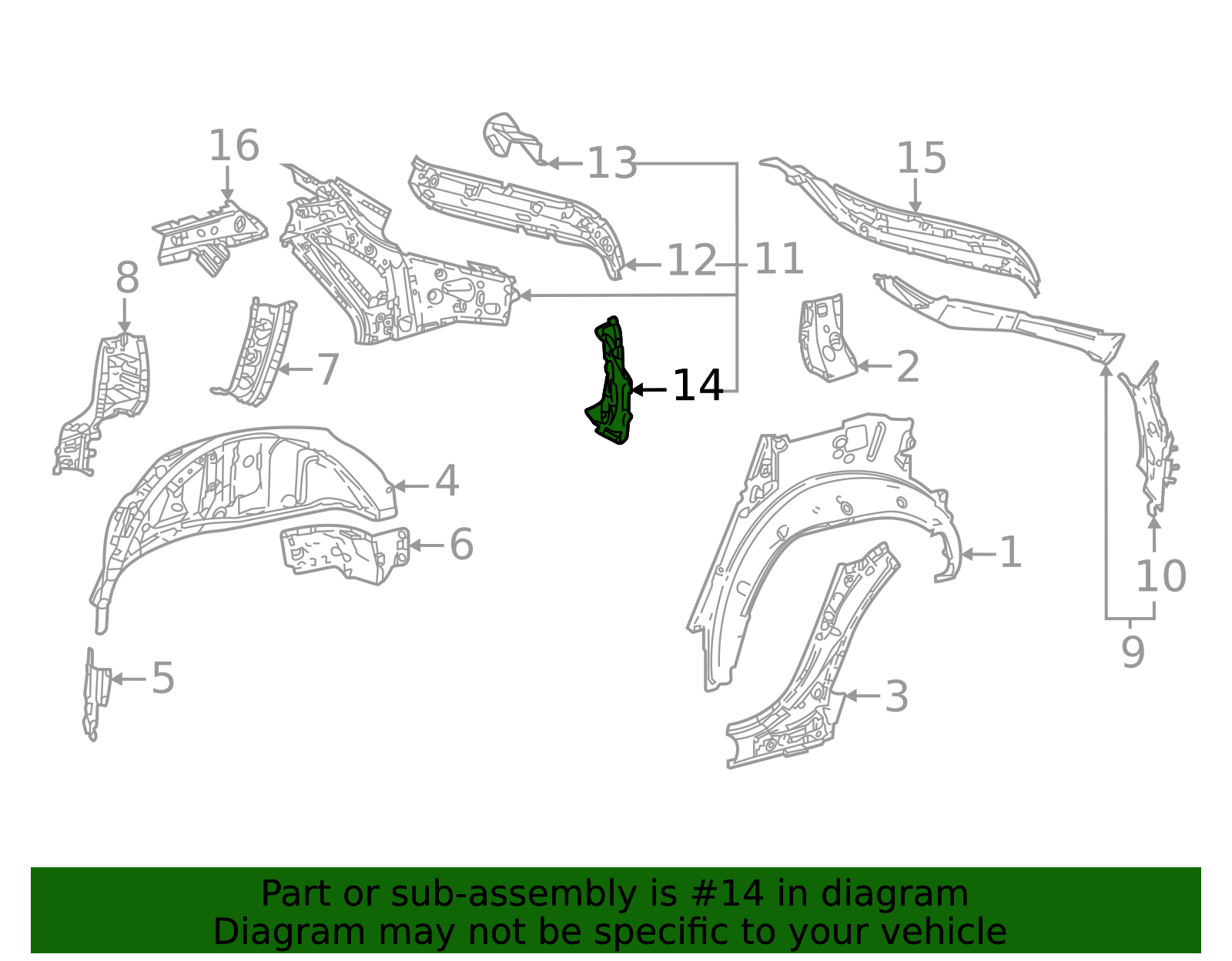 61072-42010 - High-Quality End Plate for 2023-2025 Toyota bZ4X ...