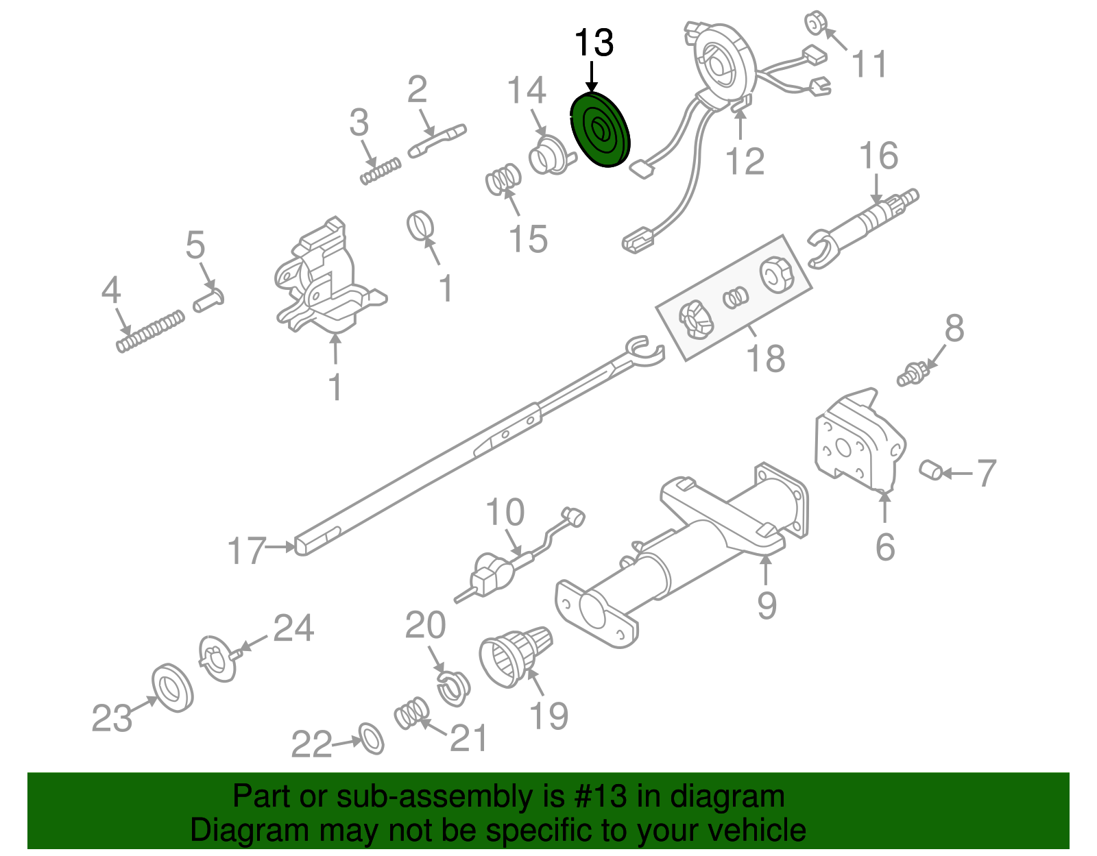 1995-2020 GM Steering Shaft Lock Plate 26094767 | Capital Chevy Parts