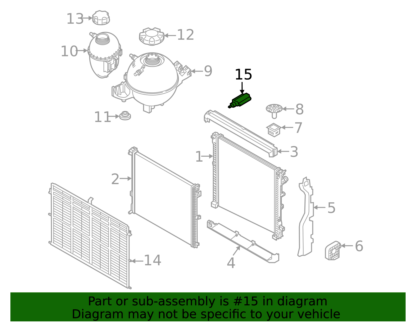 13628661436 - 2019-2025 BMW Engine Coolant Temperature Sensor (13-62-8 ...