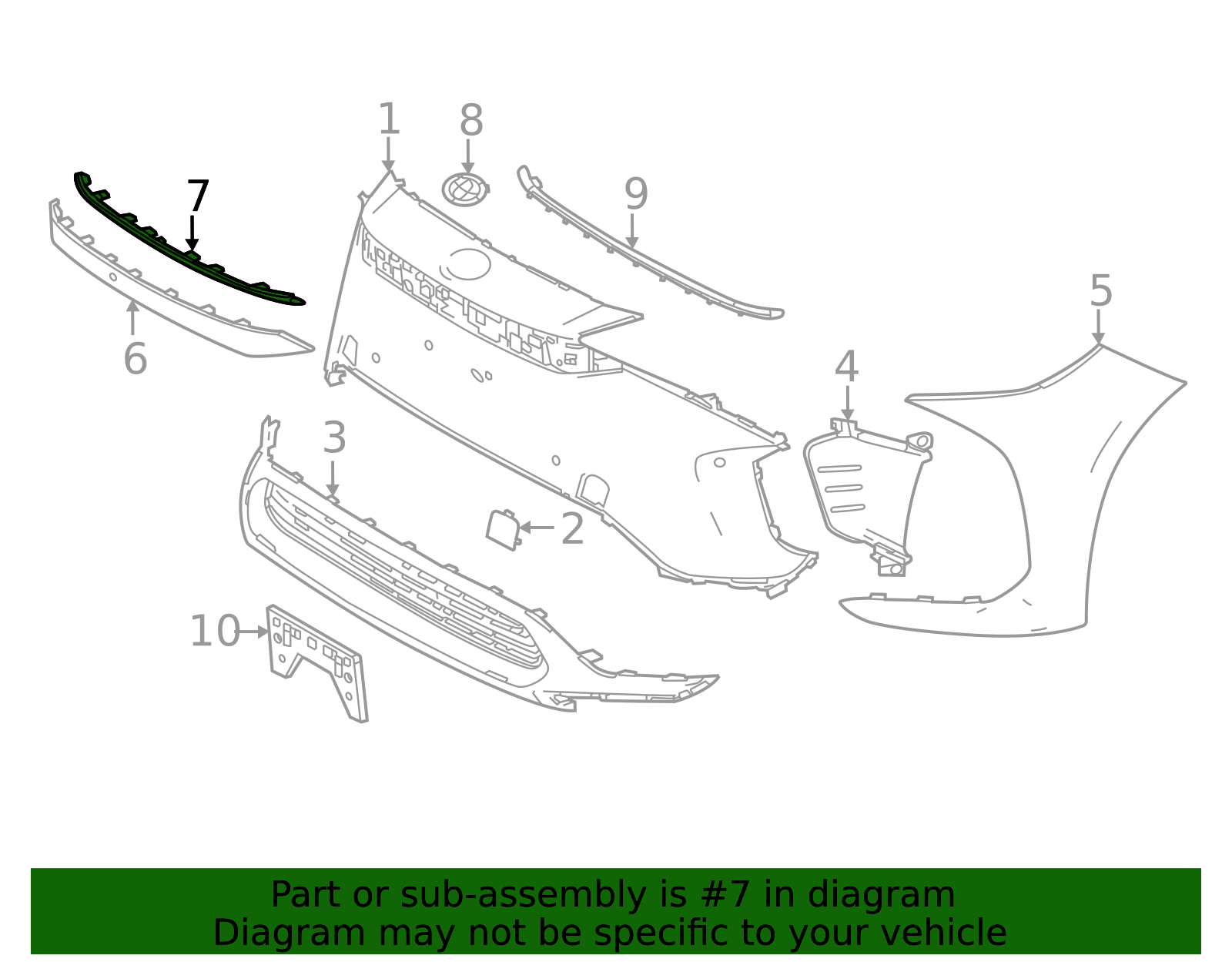 53121-42120 - 2023-2024 Toyota bZ4X - Upper Trim | Nucar Toyota Parts