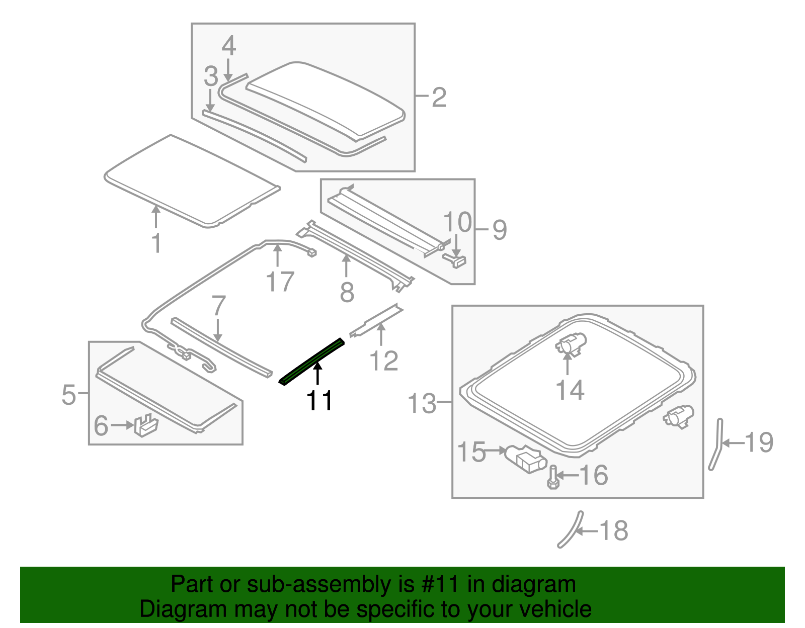 31352860 - Front Molding - 2010-2017 Volvo XC60 | Volvo OEM Parts Direct