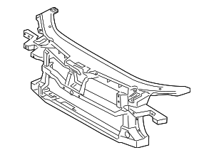 3C8-805-588-C - High-Quality Radiator Support Panel for 2009-2012 ...