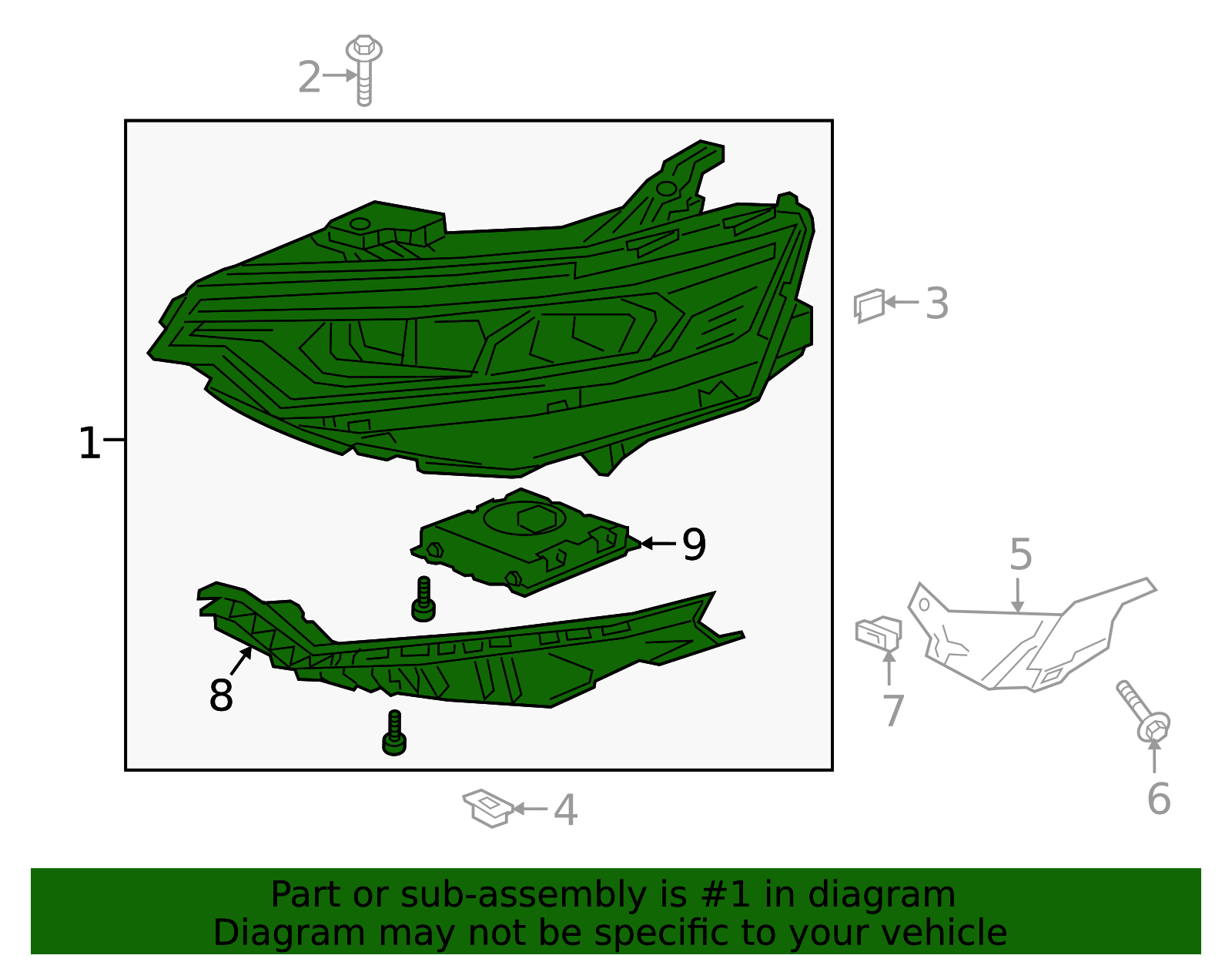 2020-2025 Cadillac XT6 Composite Assembly 85000020 | Capital Chevy Parts