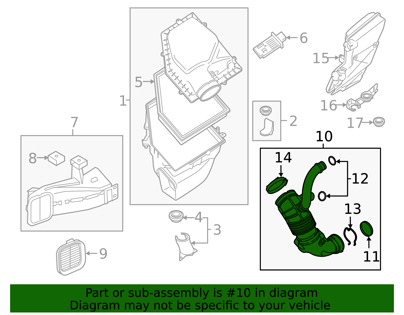 2023-2025 BMW Air Duct 13-71-5-A1F-9C2 | BMW OEM Parts