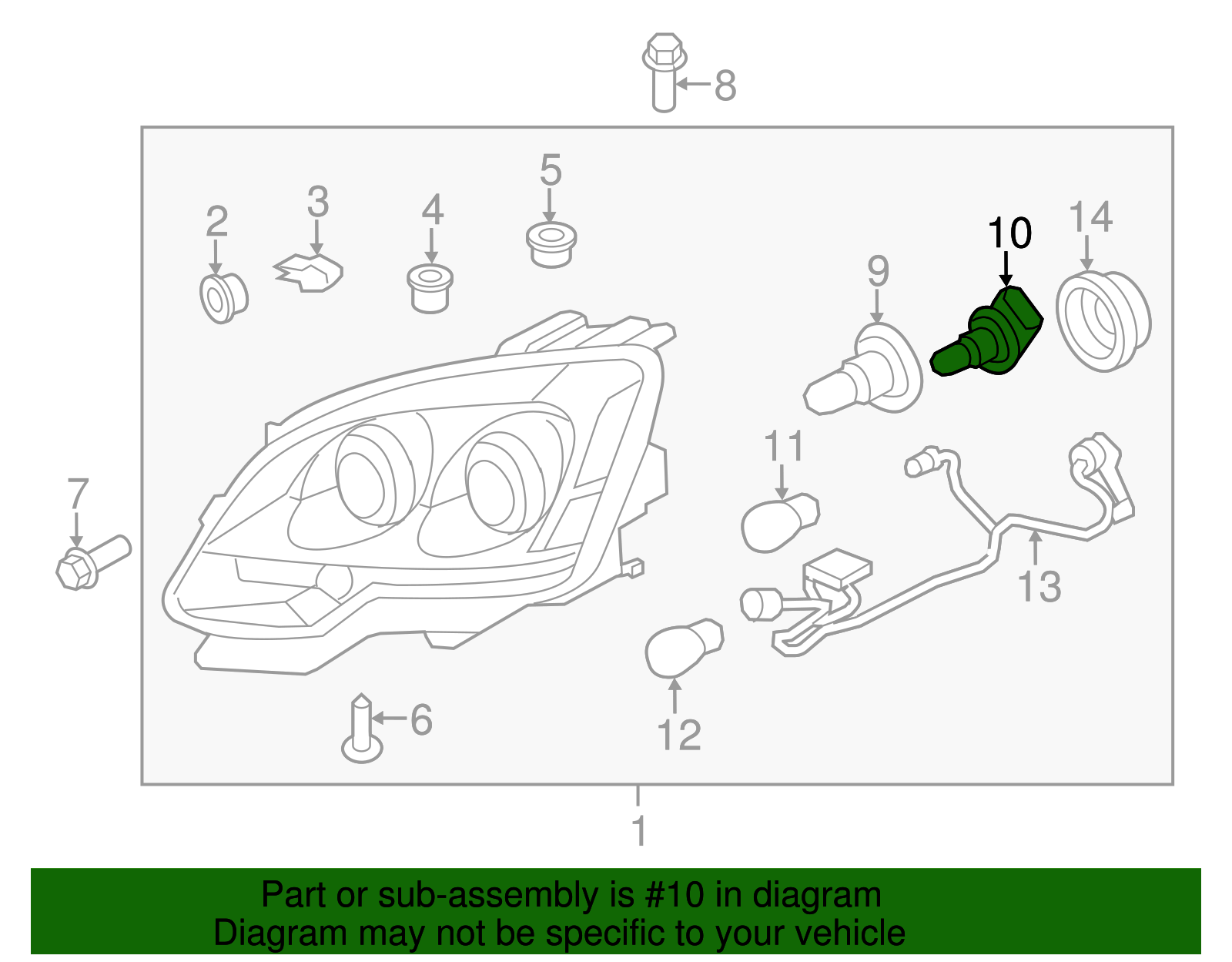13503384 - 2007-2017 GM - Headlamp Bulb | Partners Chevy