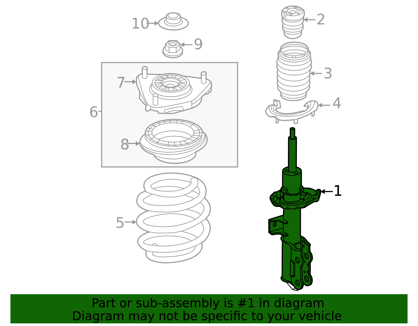 54651-CU100 - High-Quality Shock Absorber for 2024-2025 Genesis GV60 ...