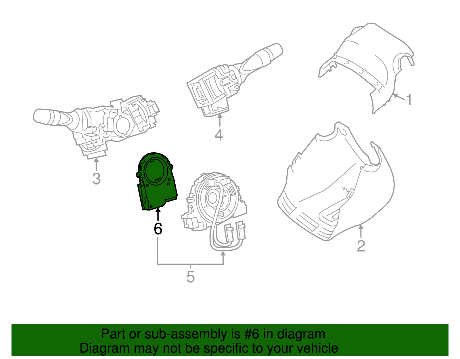 2012-2018 Toyota Angle Sensor 8924B-06010 | Toyota Parts Center