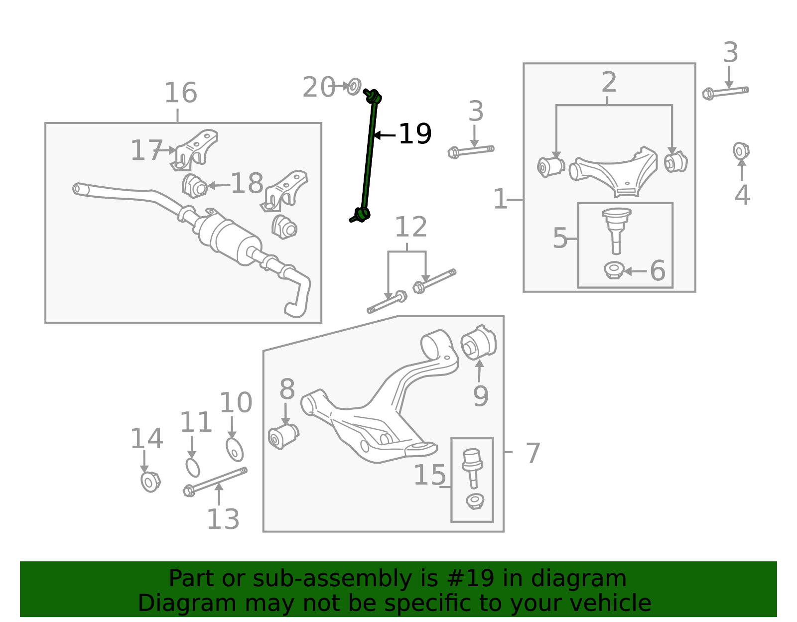 RBM500140 - Stabilizer Link - 2006-2013 Land Rover Range Rover Sport ...