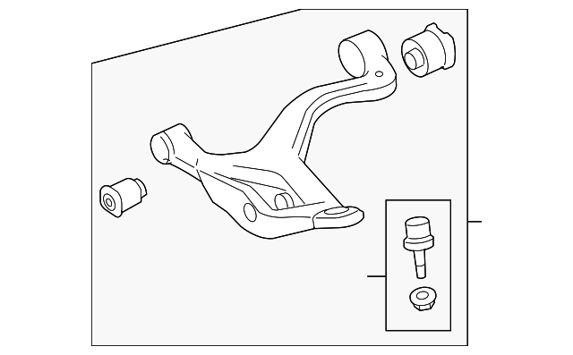 2006-2009 Land Rover Range Rover Sport Lower Control Arm LR029304 | OEM ...