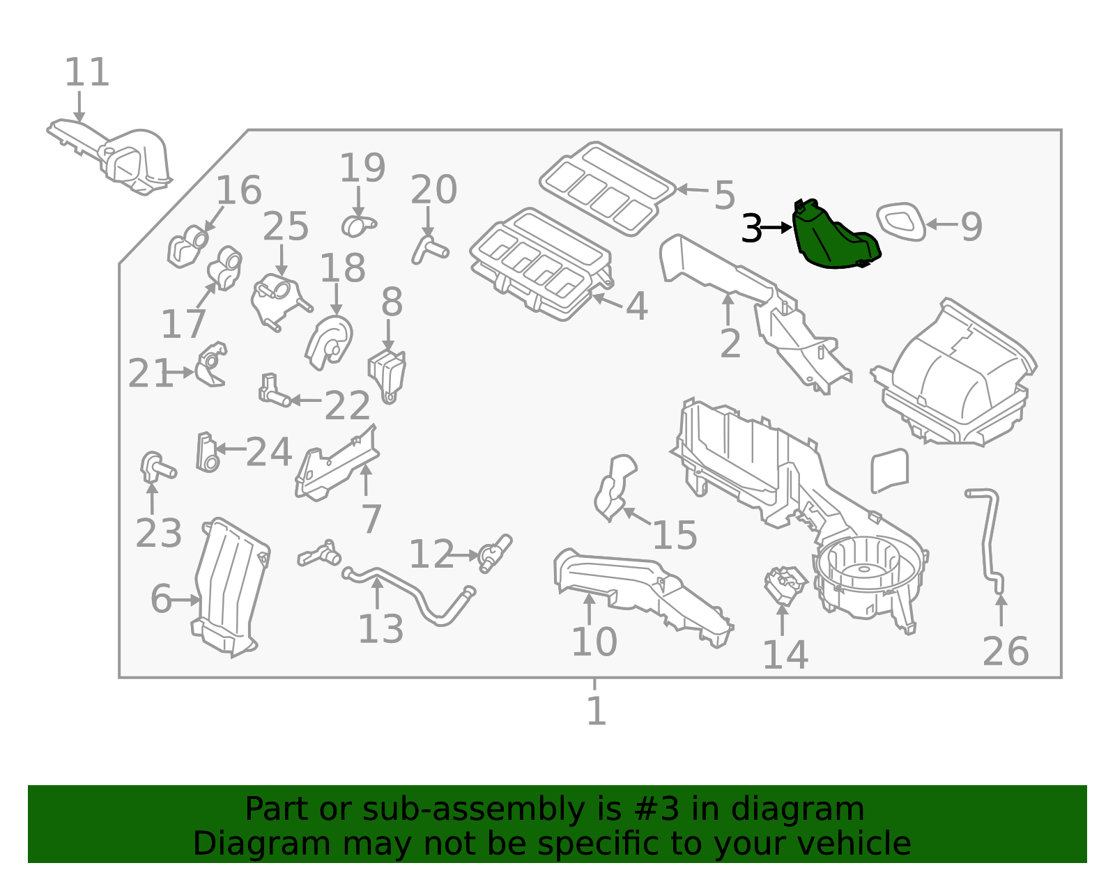 72126FL030 - 2019-2024 Subaru Forester - Front Case | Subaru Parts HQ