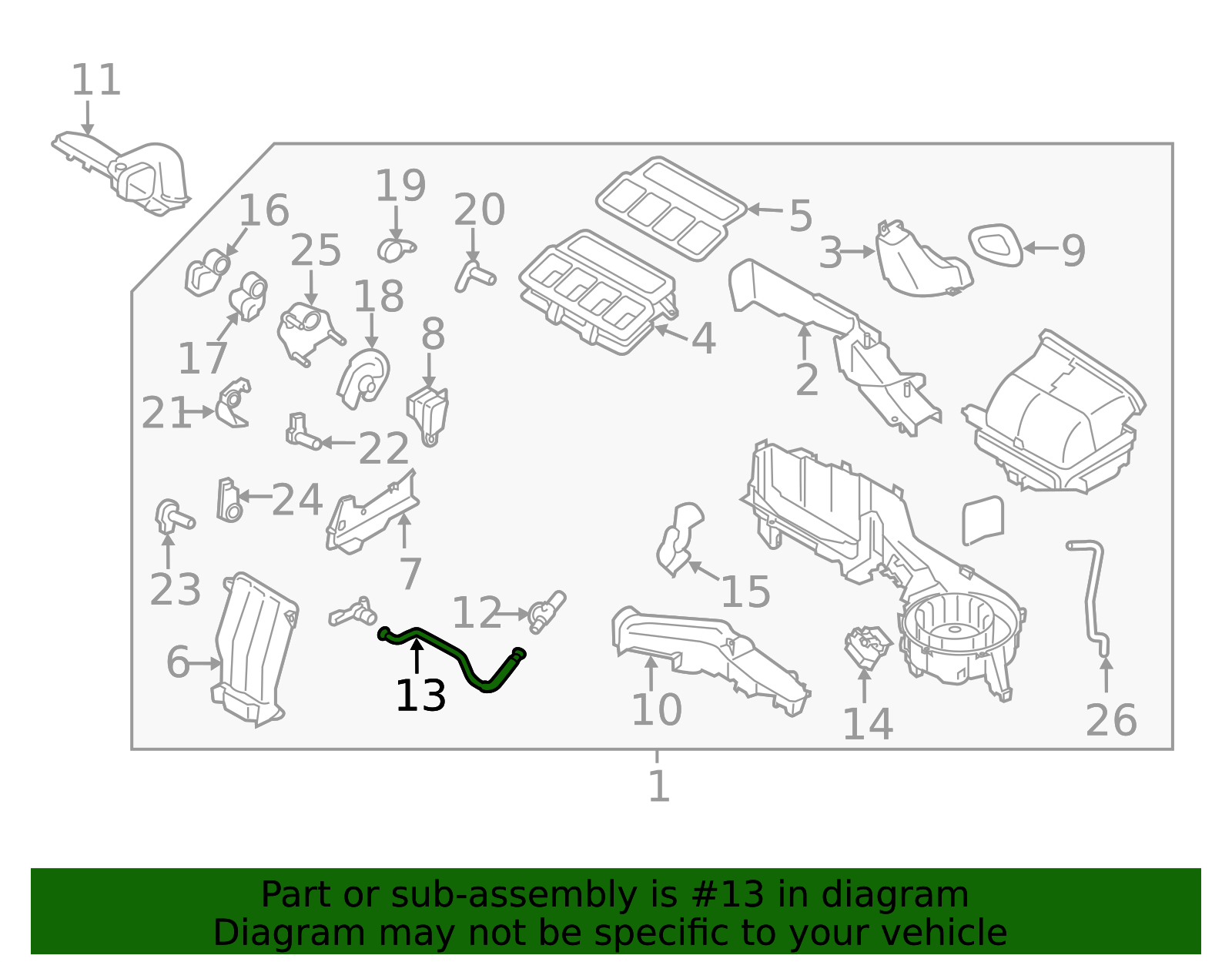 2019-2024 Subaru Forester Hose 73444FL030 | Subaru Parts Guys