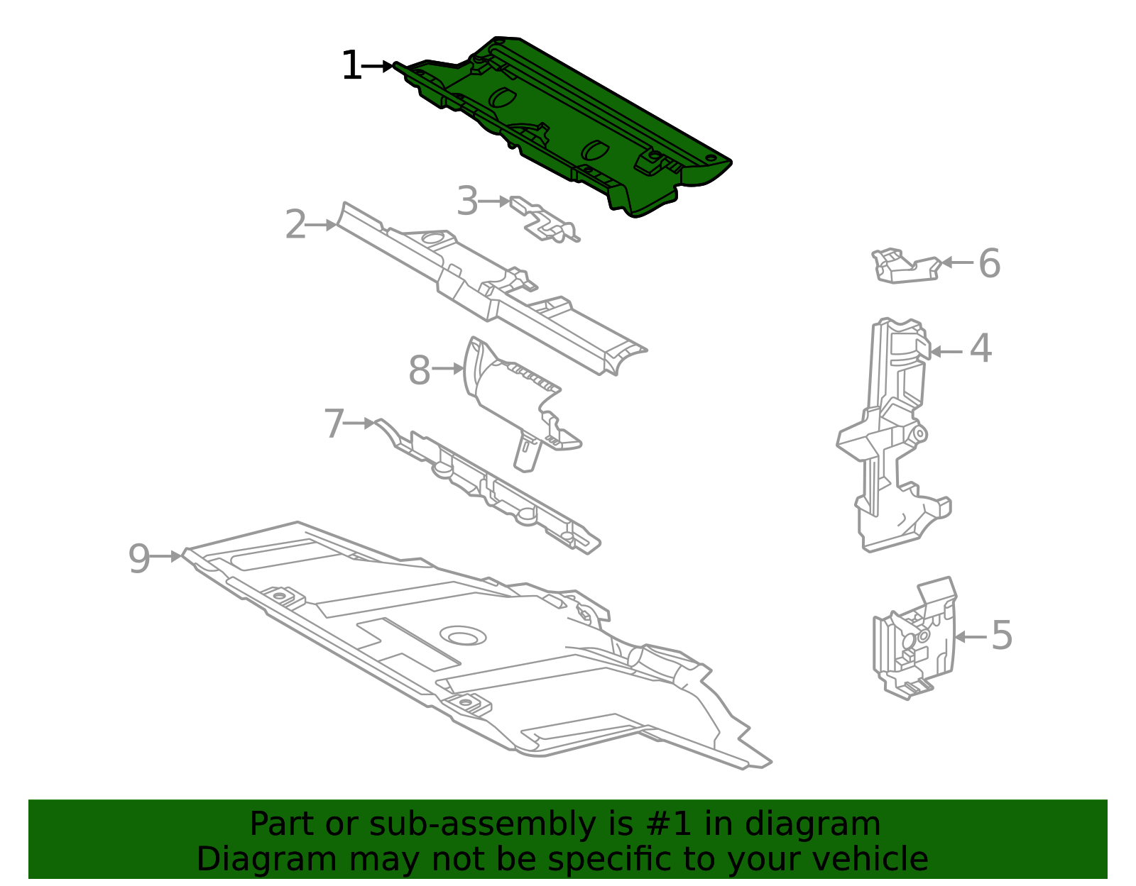 Genuine Official Toyota Upper Guide part# 16681-25050 for 2025 Toyota ...