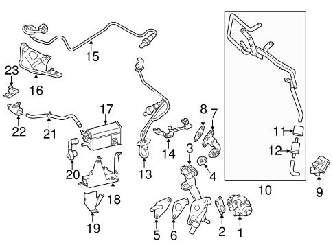 EGR System for 2017 Mitsubishi Outlander Sport | Mitsubishi Parts Warehouse