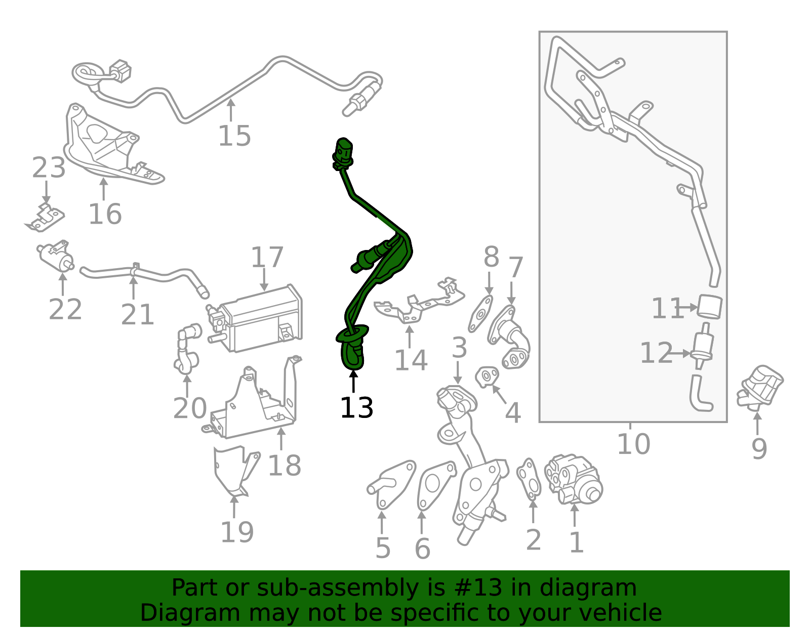 2022-2025 Mitsubishi Outlander Sport Oxygen Sensor 22693W000P ...