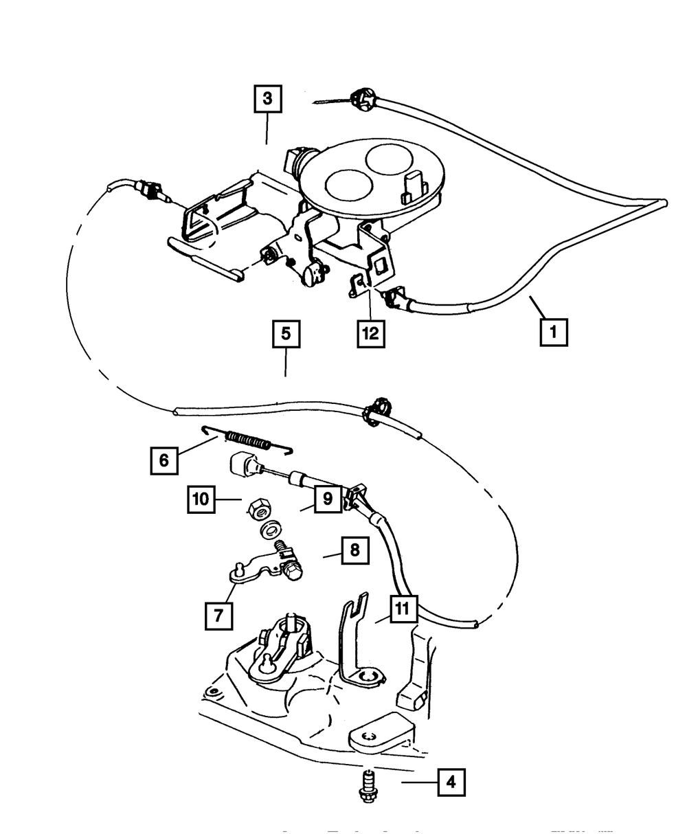 2001-2004 Mopar Throttle Valve Return Spring 53009055 | Mopar Parts Express