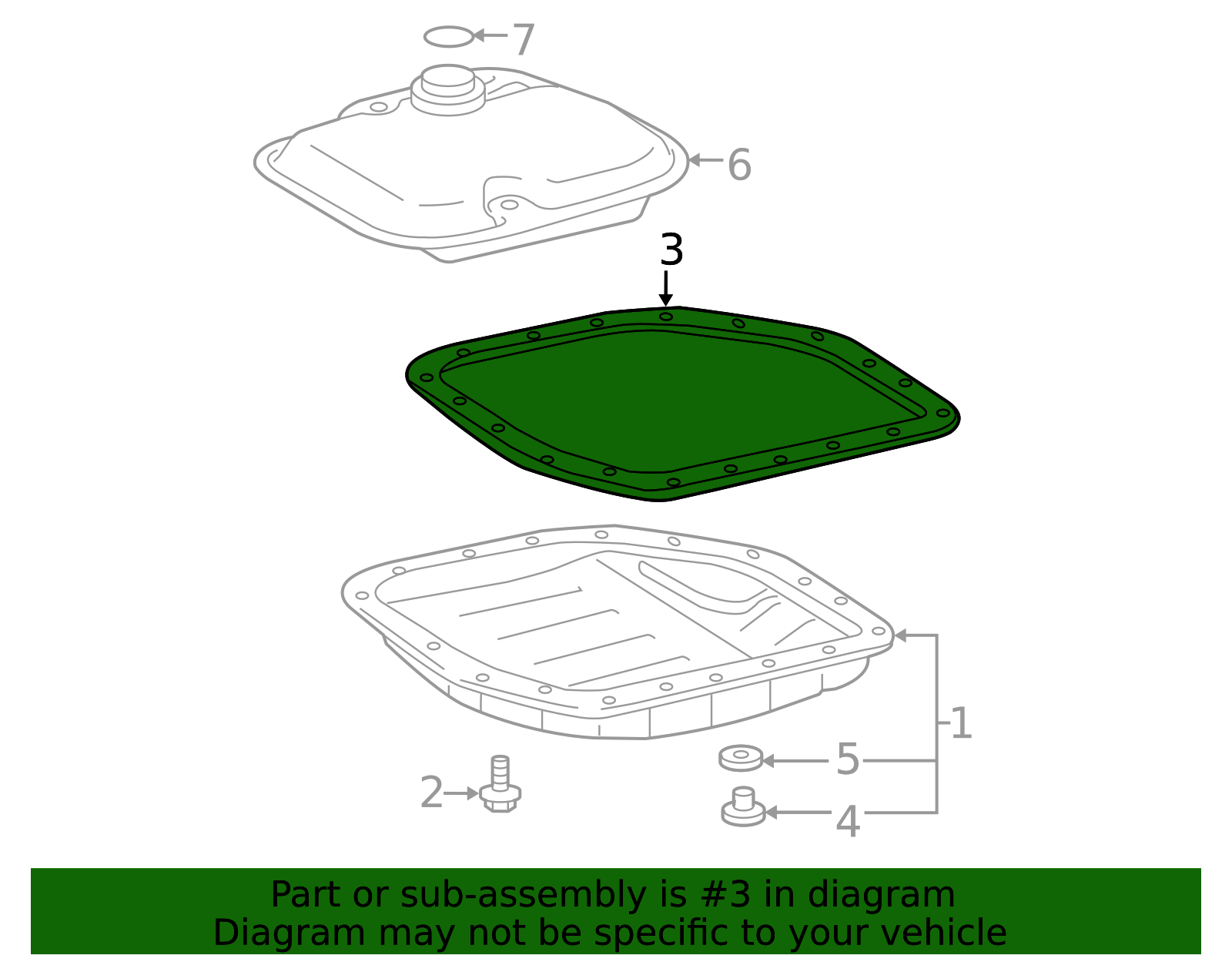 Genuine Official Toyota Gasket, Transaxle Oil Pan(CVT) part# 35168 ...