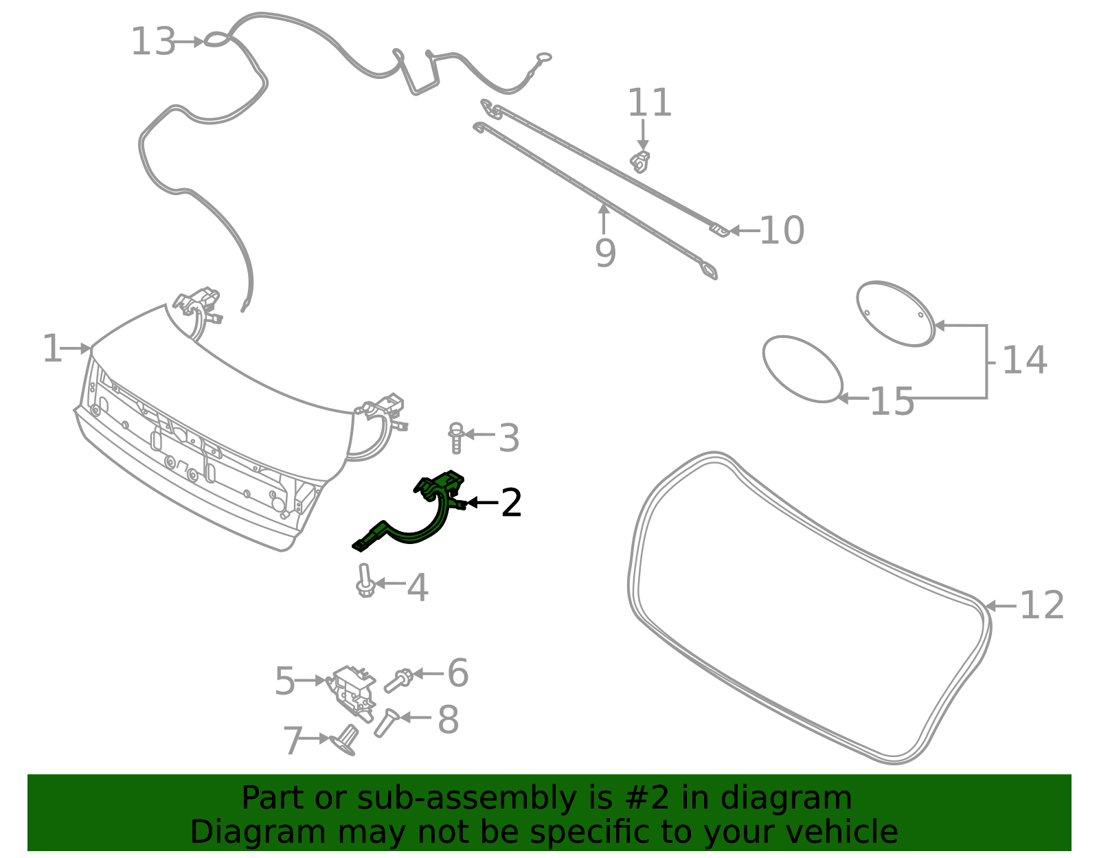 2020-2023 Hyundai Sonata Hinge 69910-L1000 | MotorMotor