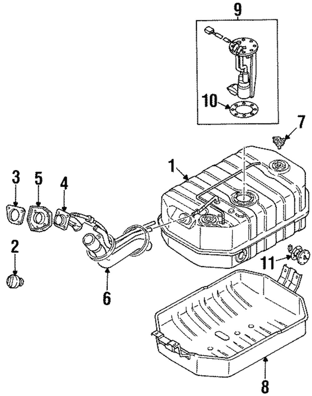 1992-1997 Isuzu Fuel Gauge Sending Unit 8970870760 | Isuzu Parts Center