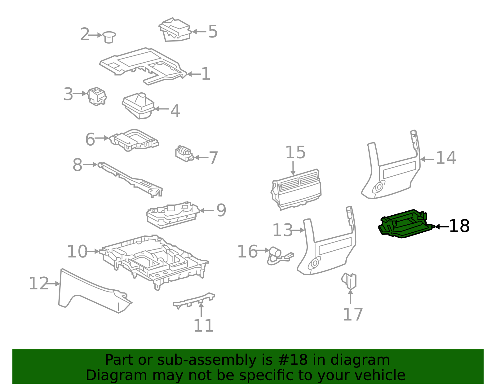86190-60060-A0 - High-Quality DVD Player Bracket for 2016-2021 Lexus ...