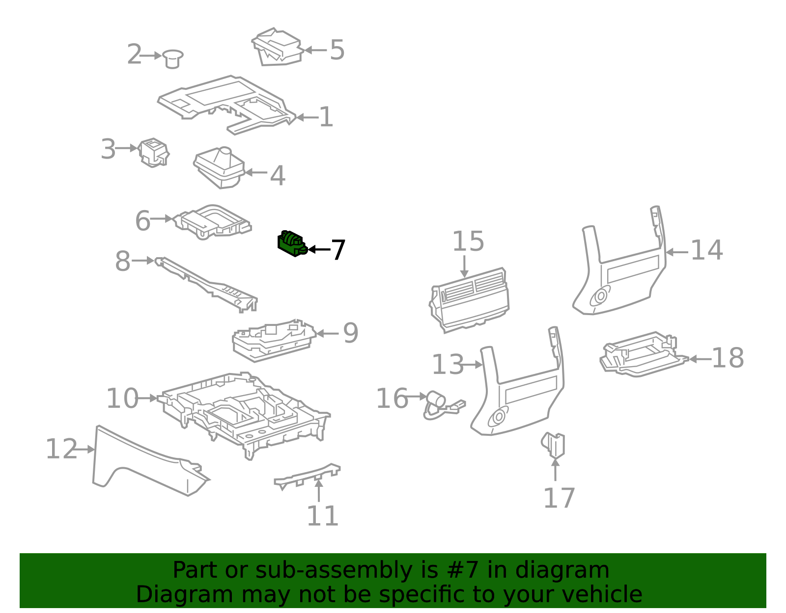 84752-60310 - High-Quality Seat Heater Switch for AutoNation Parts