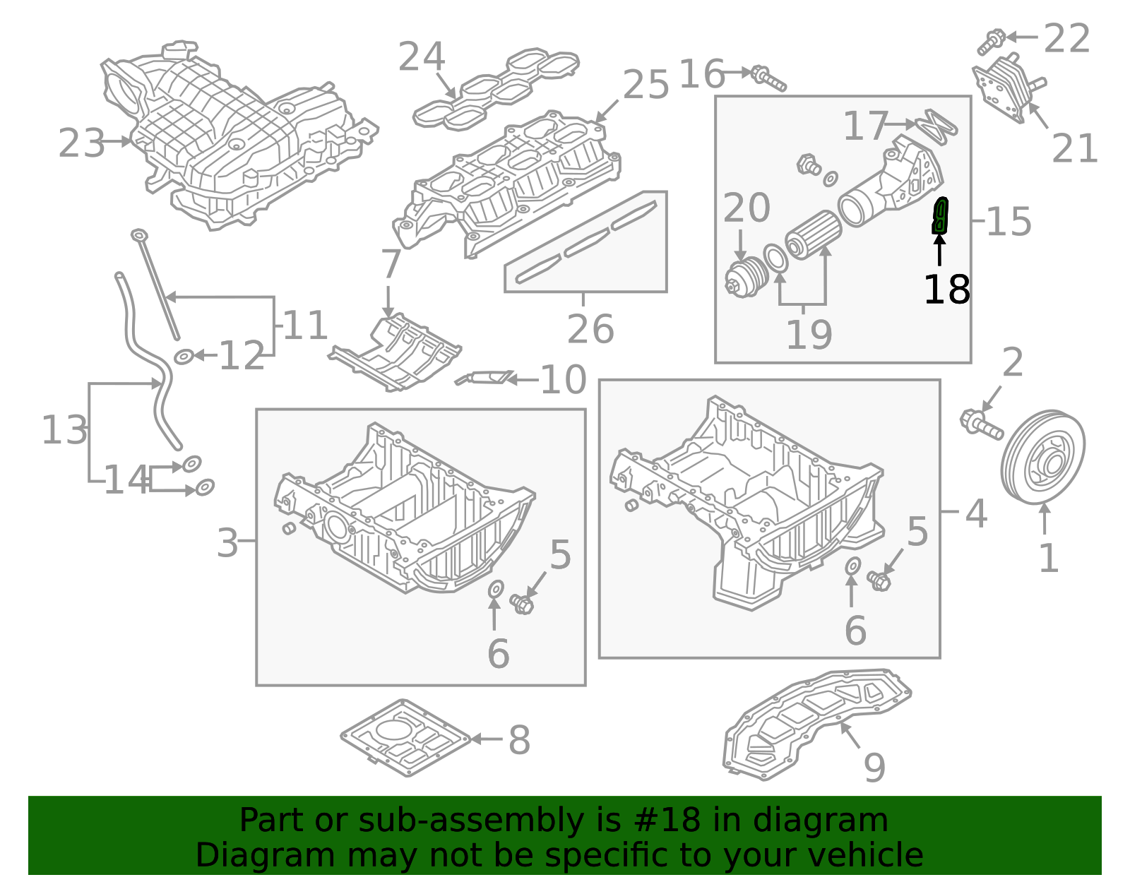 26345-3LTA0 - Oil Filter Housing Gasket 2018-2023 Kia | Kia.Parts Store