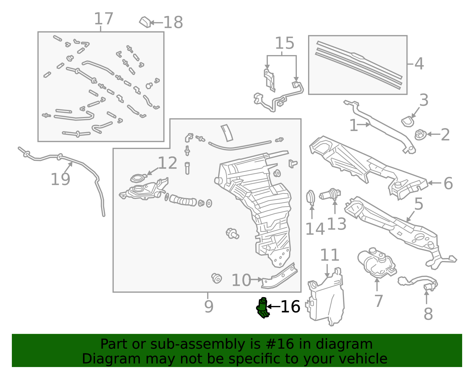 85330-11040 - High-Quality Windshield Washer Pump for 2018-2026 Lexus ...