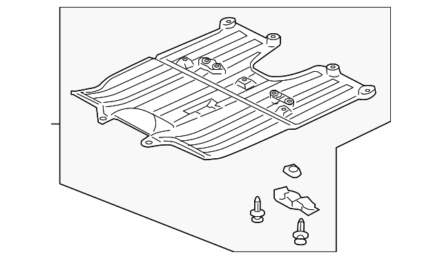 74110-SNC-A00 - Radiator Support Splash Shield 2006-2011 Honda Civic ...