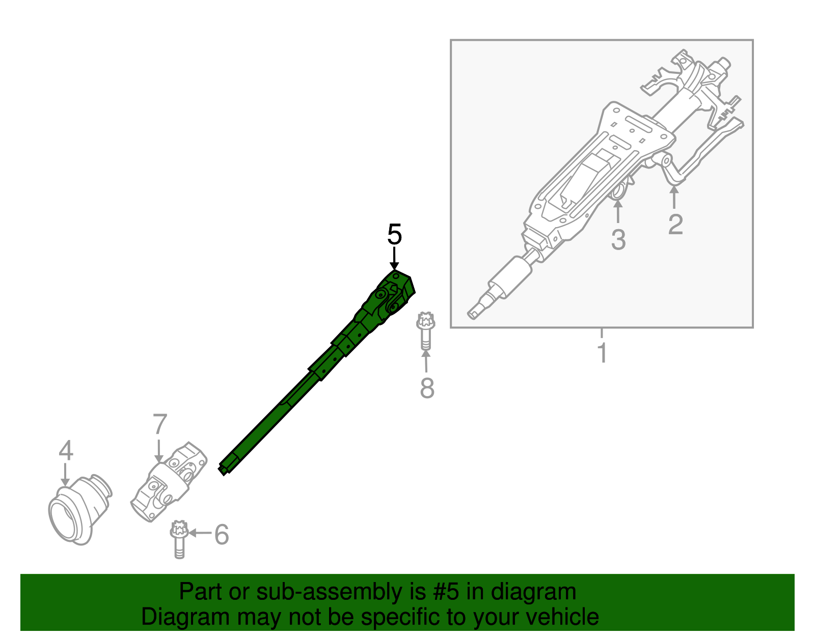 32-30-6-784-845 - Steering Shaft Universal Joint 2006-2015 BMW ...