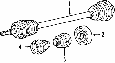 Axle Shafts & Joints for 2006 Porsche Cayman | OEM Euro Parts