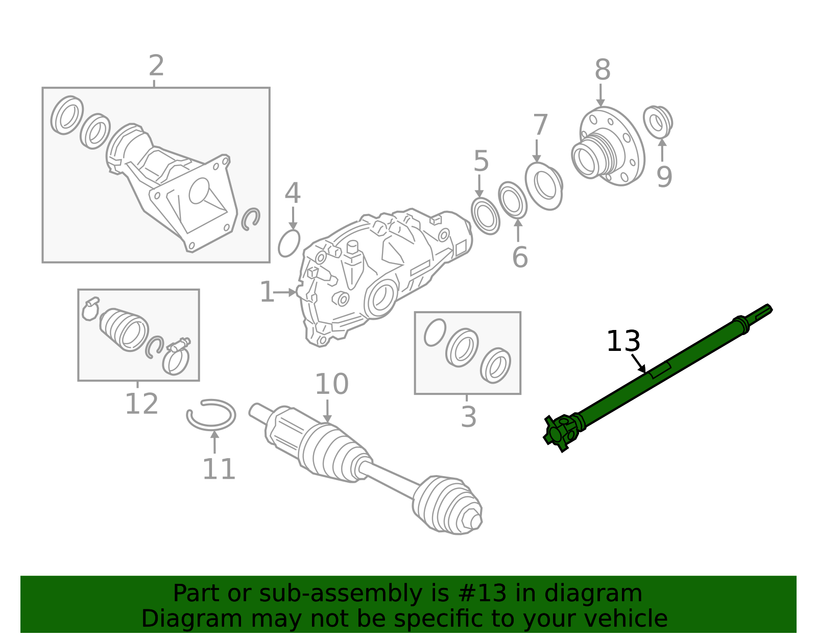2025 BMW X3 | Drive Shaft | 26-20-5-A4D-DF9 | BMW OEM Parts Store