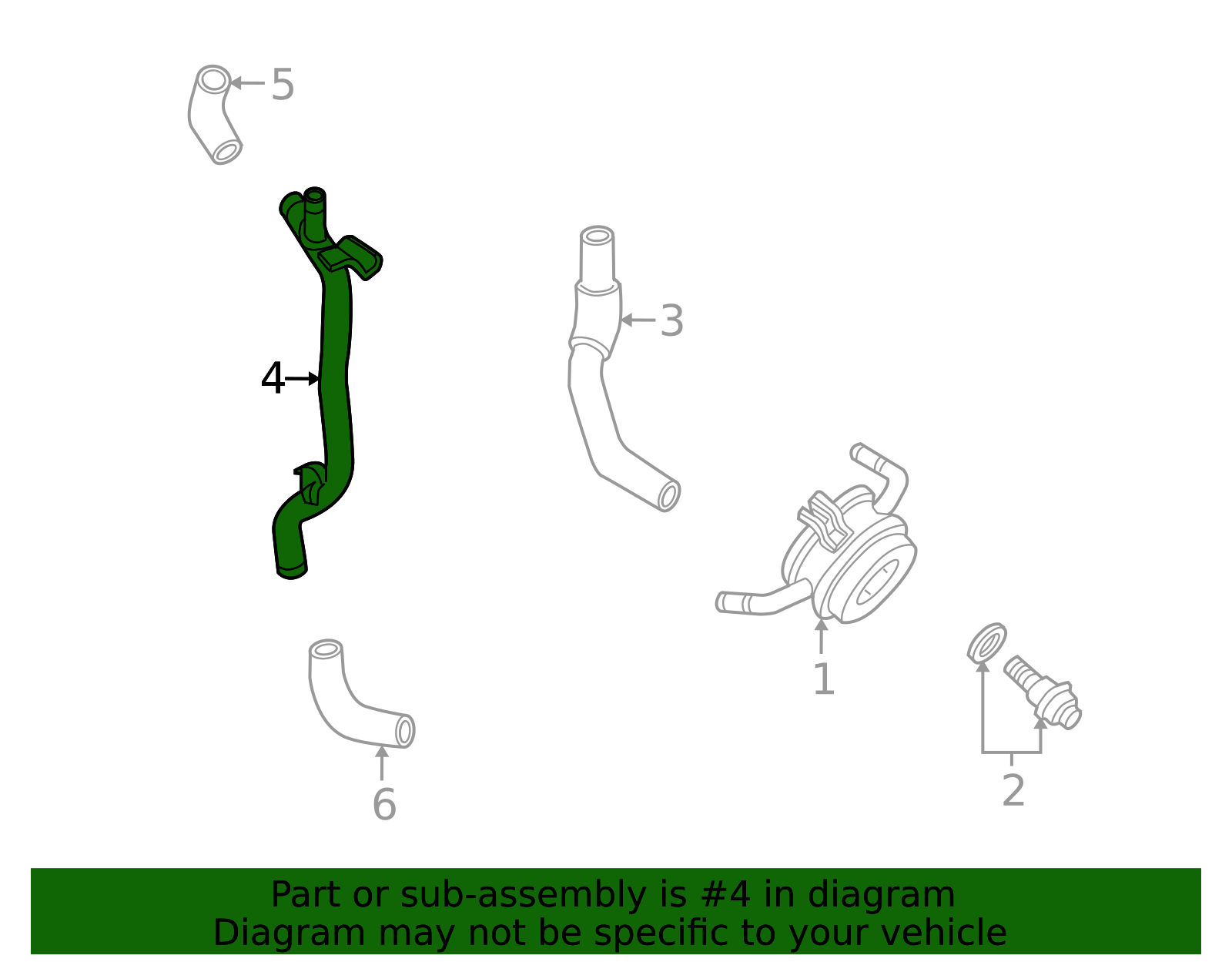 87245-0C290 - HVAC Heater Hose 2008-2022 Toyota Sequoia | Bam Wholesale ...