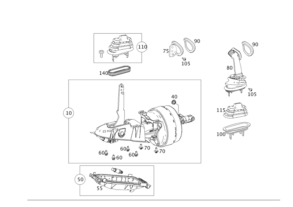 4512900319 - Pedal System 2011-2018 Smart Fortwo | Mercedes-Benz USA Parts