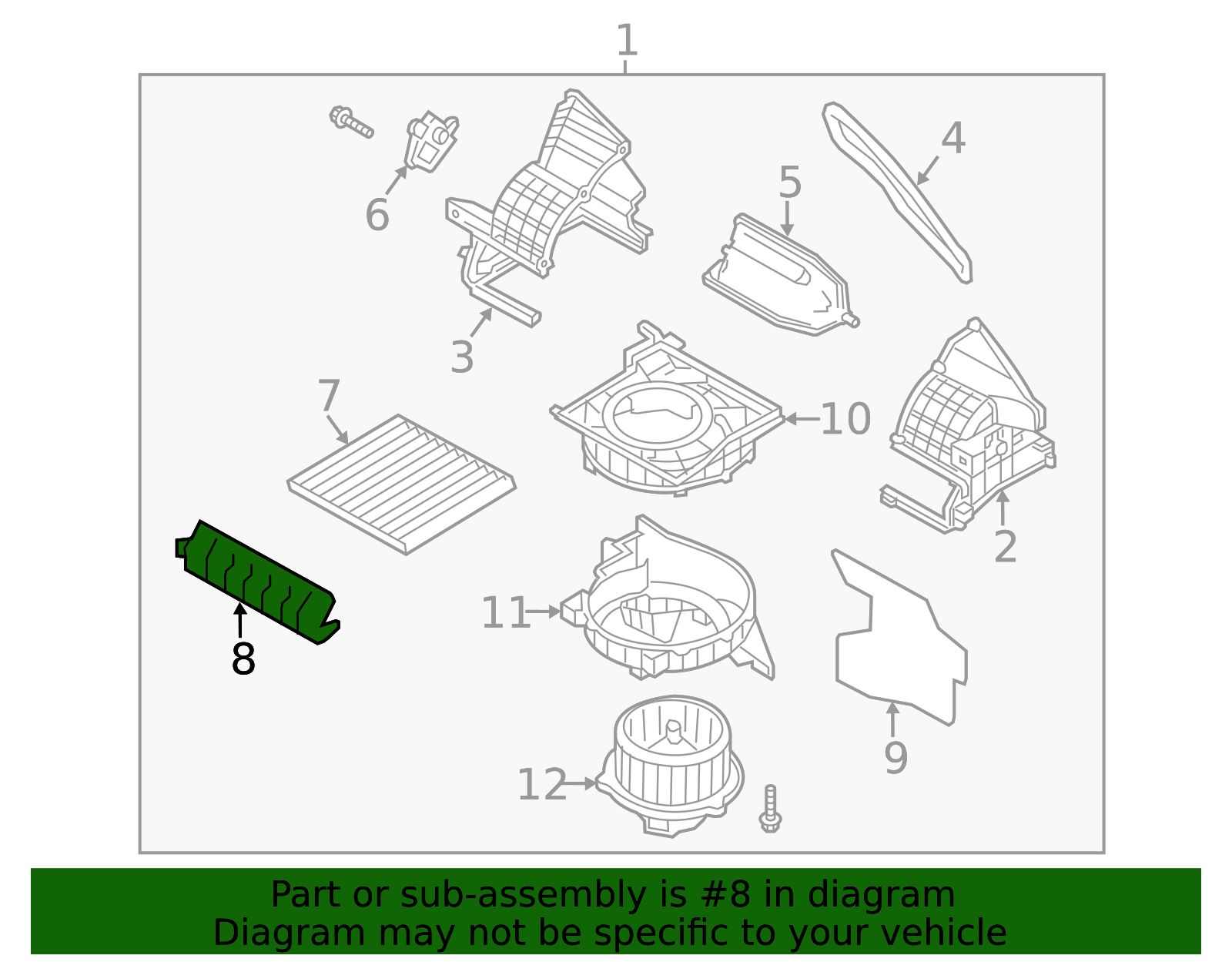 2012-2017 Hyundai Filter Cover 97129-1R000 | MotorMotor