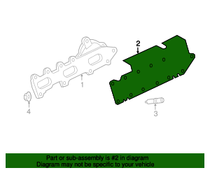 HL3Z-9448-A - Manifold Gasket 2017-2021 Ford | Ford Parts Direct