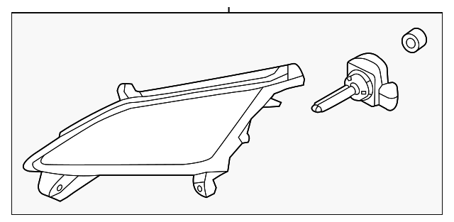 92201-A5010 - Fog Lamp Assembly 2013-2017 Hyundai Elantra GT | Hyundai ...