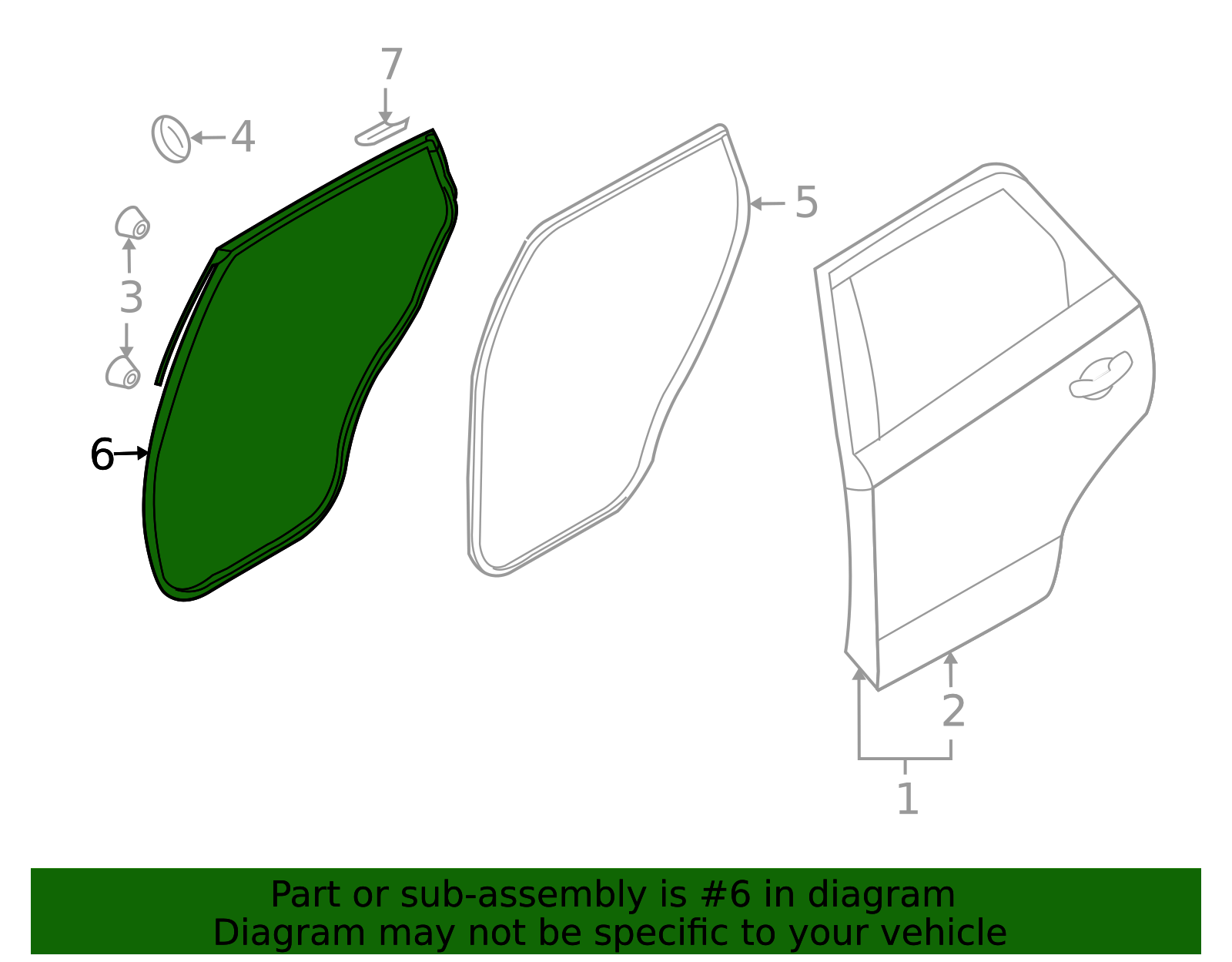 83140-3J000 - Hyundai Door Weather-Strip 2007-2012 Hyundai Veracruz ...