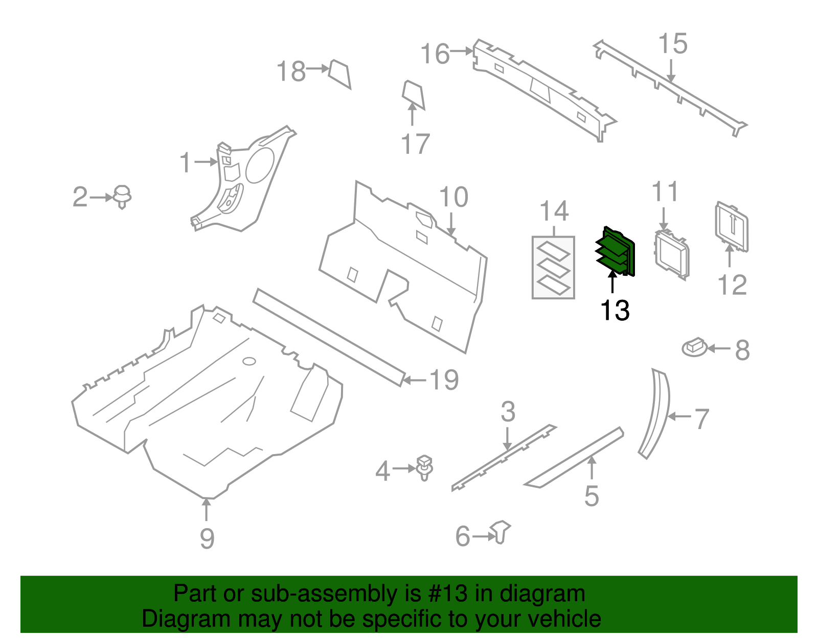 52-20-9-181-610 - Tray 2009-2016 BMW Z4 | BMWPartsDirect.com