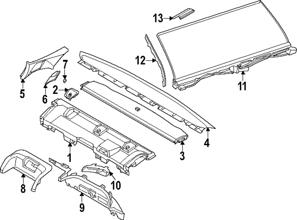 51-46-5-A33-E65 - Shelf Extension 2023-2025 BMW | BMW Auto Parts Warehouse