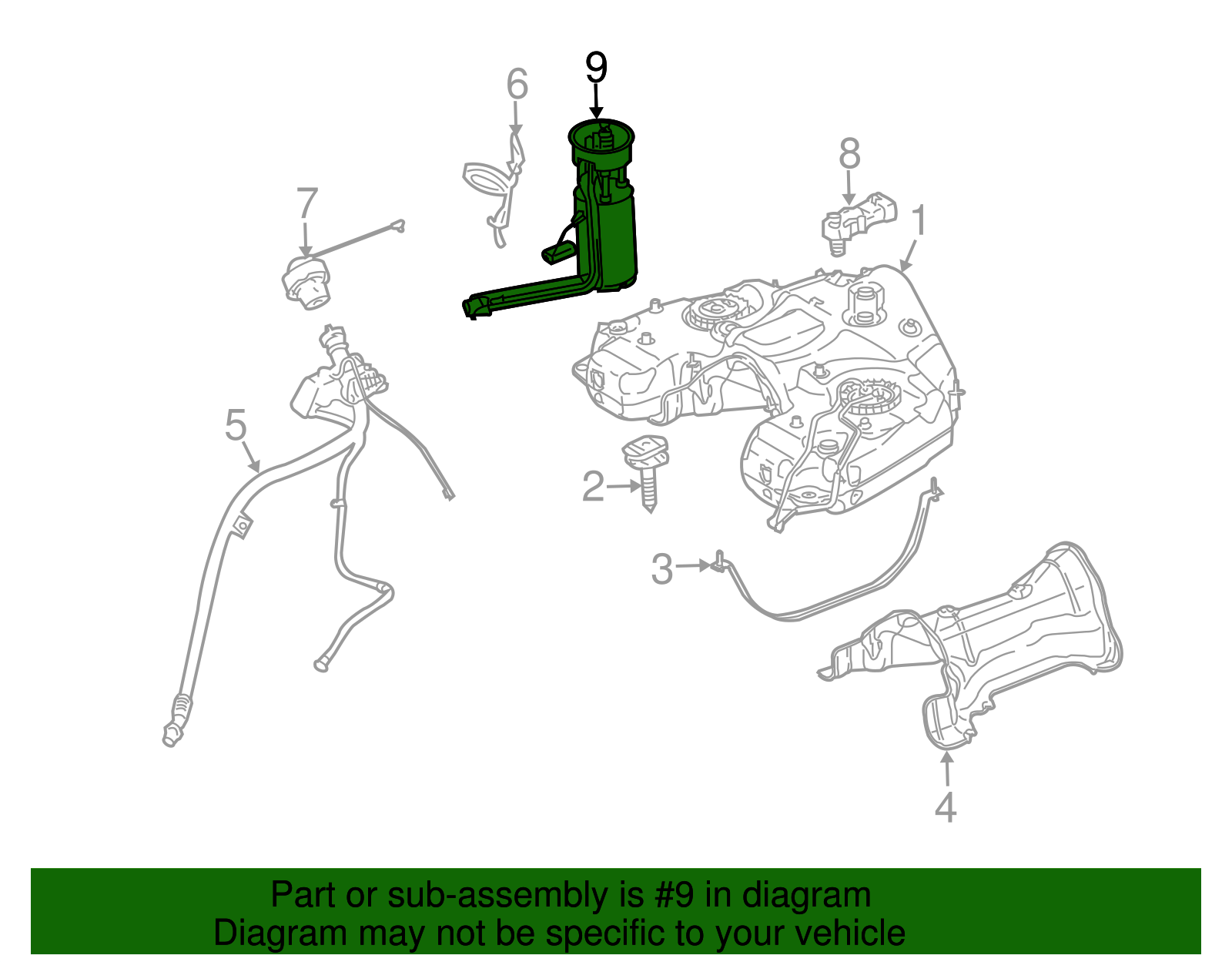 164-470-19-94 - Fuel Pump Assembly 2006-2008 Mercedes-Benz | Mercedes ...
