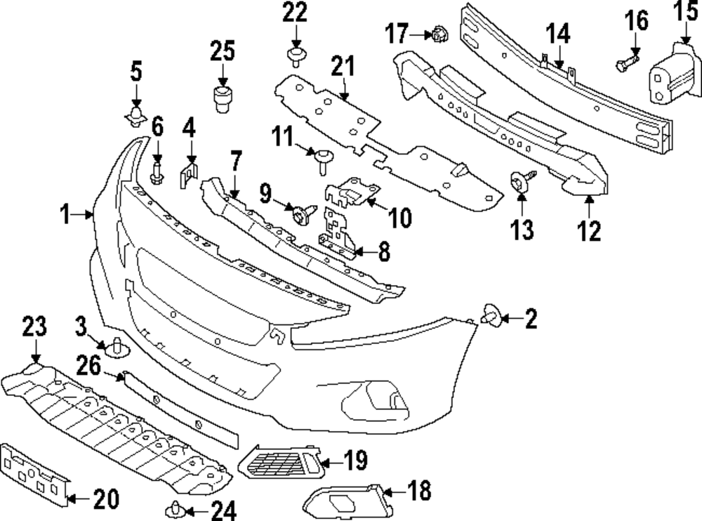 62022-6CA0H | Genuine Nissan Factory Bumper Cover # 62022-6CA0H ...