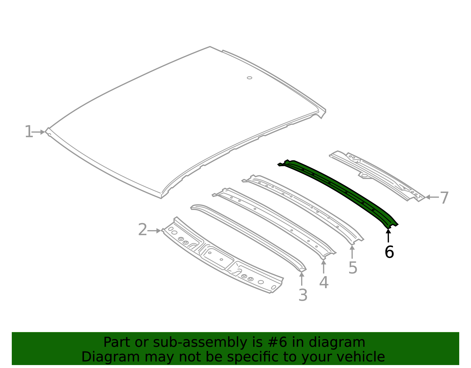 67138-J3000 - High-Quality Rear Bow for AutoNation Parts