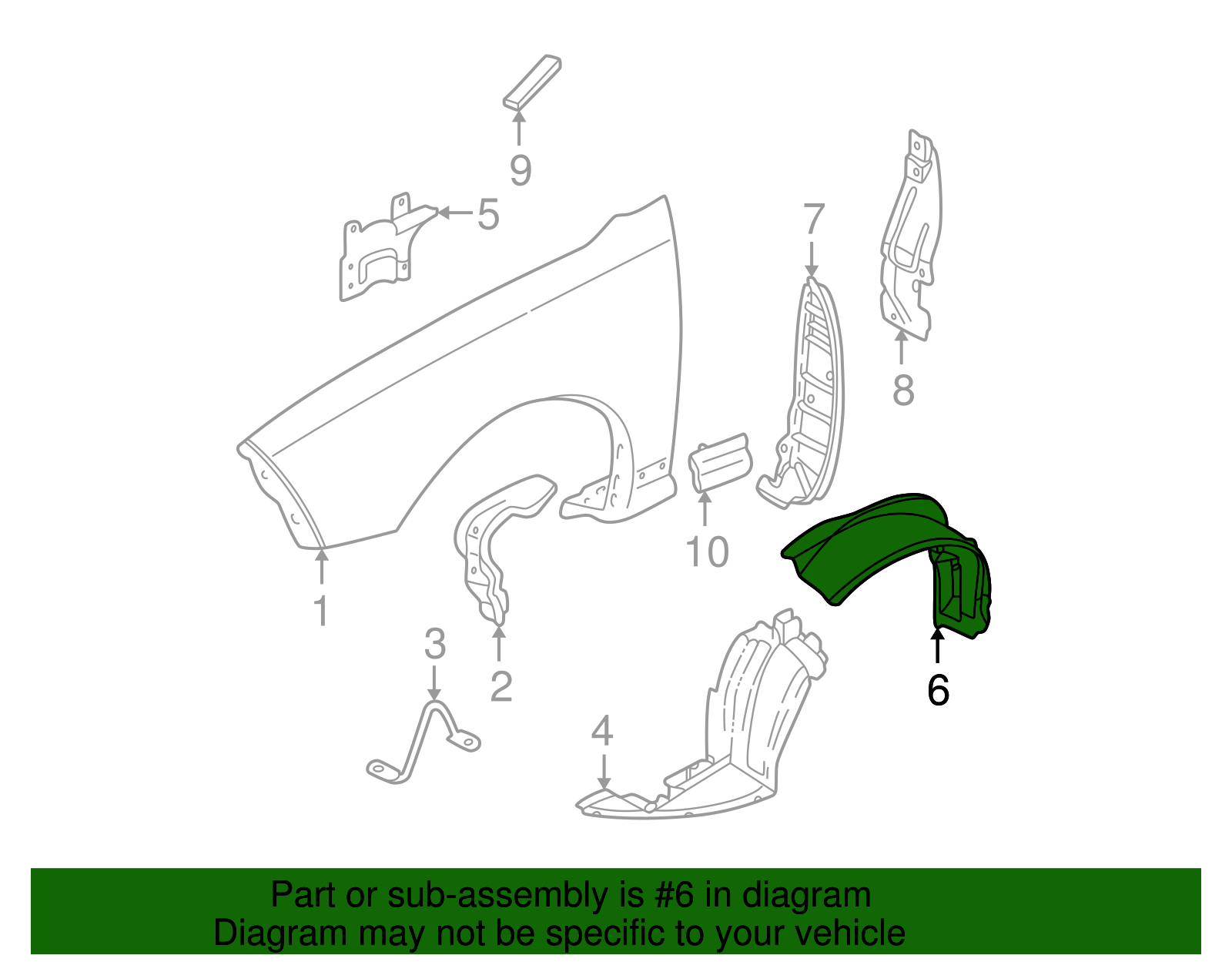 22645362 - OEM GM Splash Shield | GMPartsCenter.net | GM Parts Center